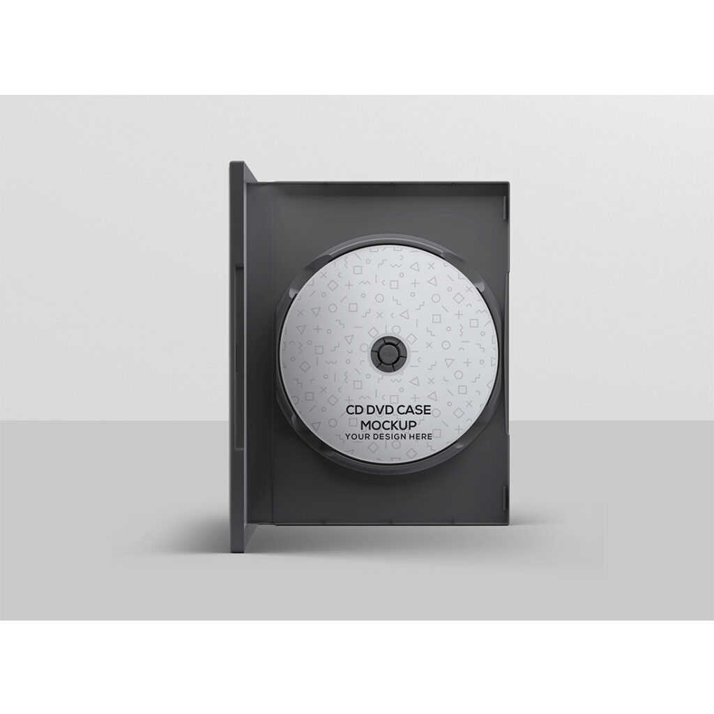 DVD Case - CD DVD Case Mockup - MasterBundles