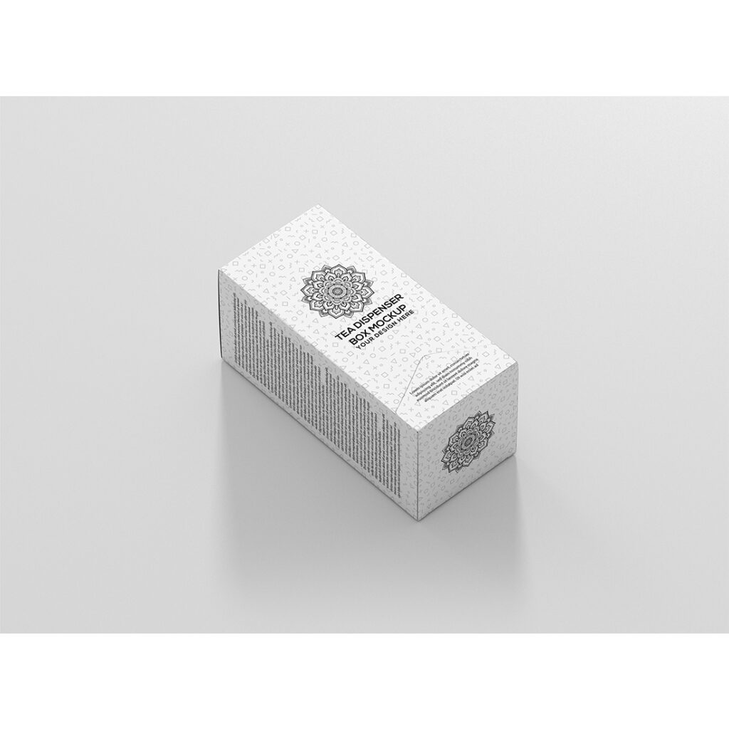 Tea Dispenser Box Mock- Up - MasterBundles