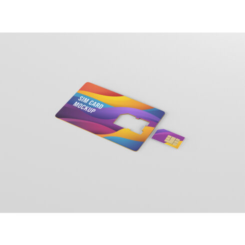 Sim Card Mockup - MasterBundles