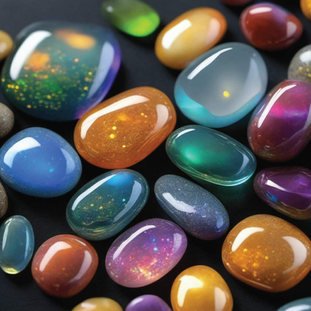 25 set Bundle of shiny glittery pebble stones for 5$ Only - MasterBundles