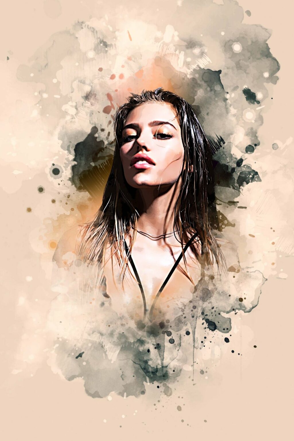 Editable Watercolor Brush Effect - MasterBundles