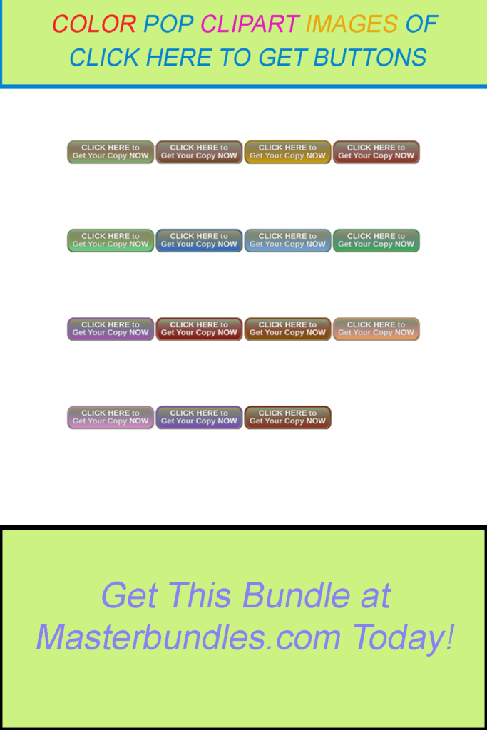 15 COLOR POP CLIPART IMAGES OF CLICK HERE TO GET BUTTONS - MasterBundles