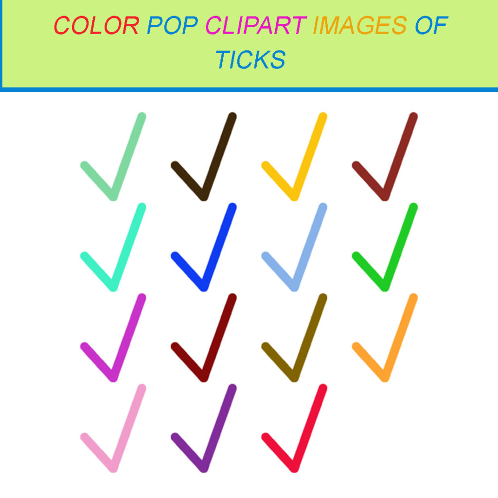 15 COLOR POP CLIPART IMAGES OF TICKS - MasterBundles