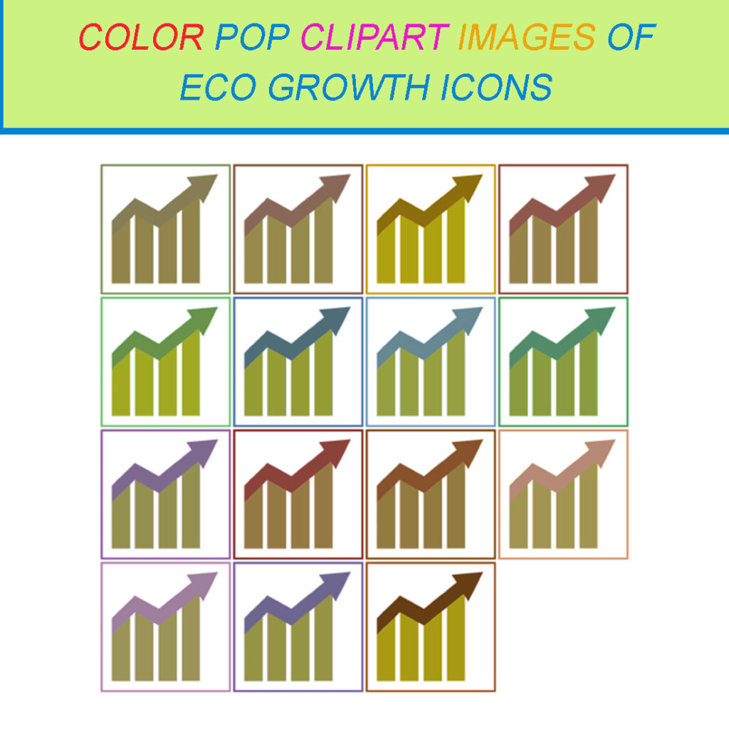 15 COLOR POP CLIPART IMAGES OF ECO GROWTH ICONS - MasterBundles
