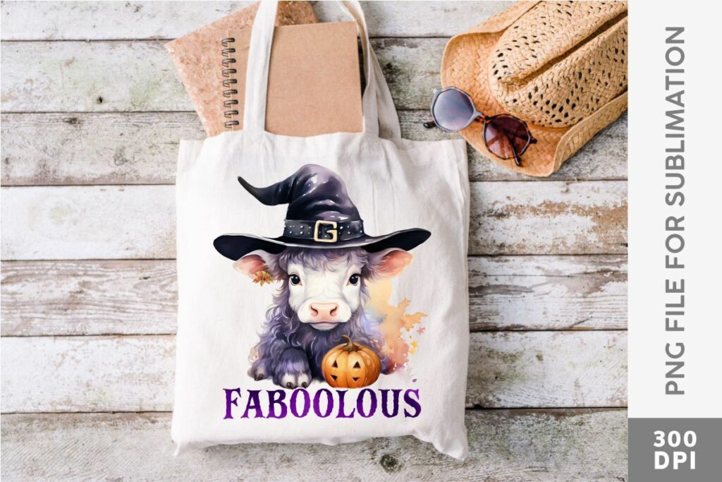 Witch Farm Animals Sublimation Designs PNG Bundle - MasterBundles