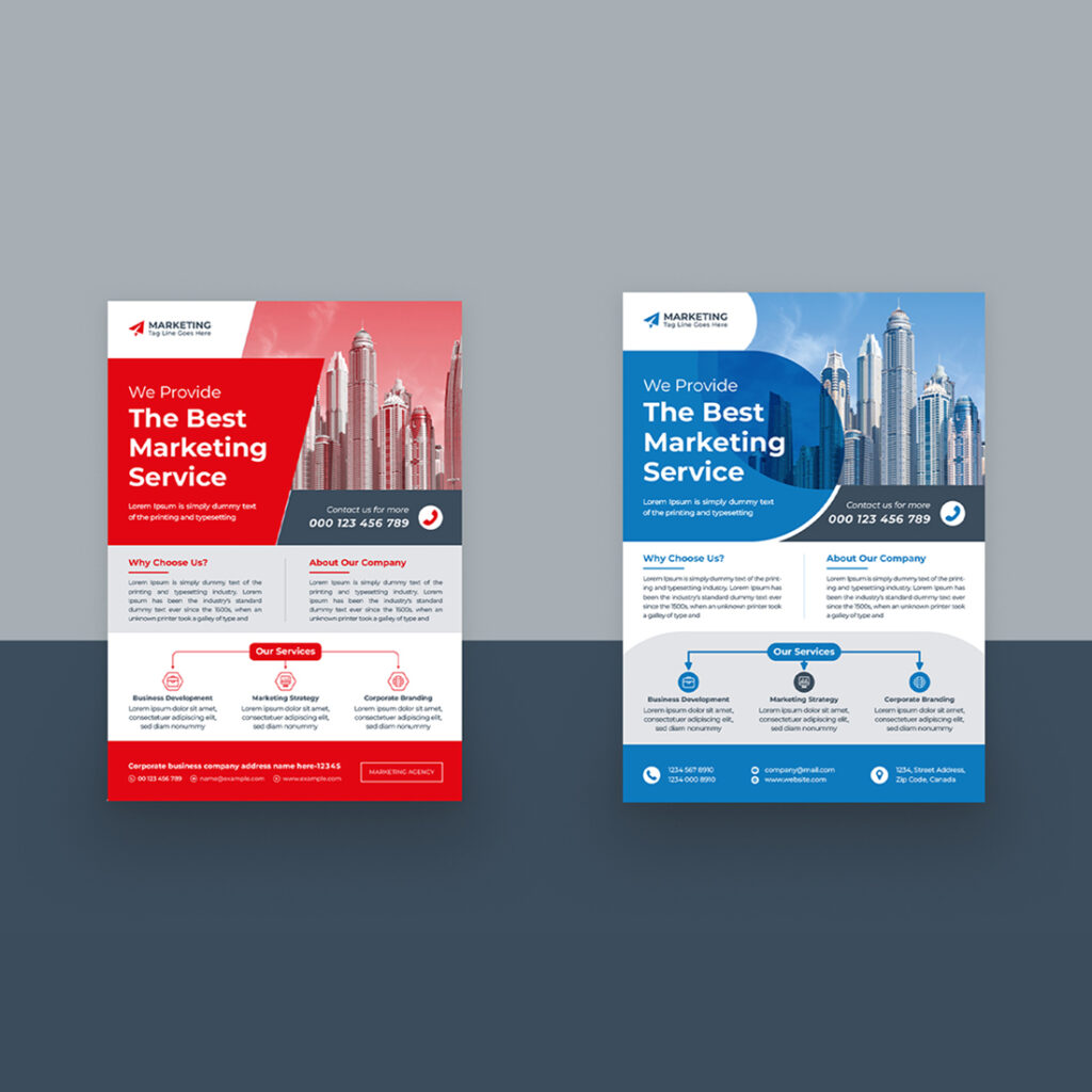 Business flyer templates - MasterBundles