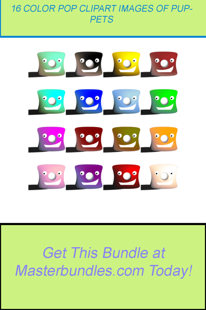16 COLOR POP CLIPART IMAGES OF PUPPETS - MasterBundles