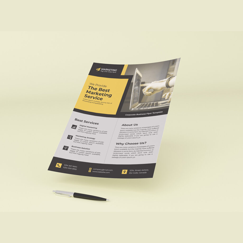 Corporate business flyers - MasterBundles