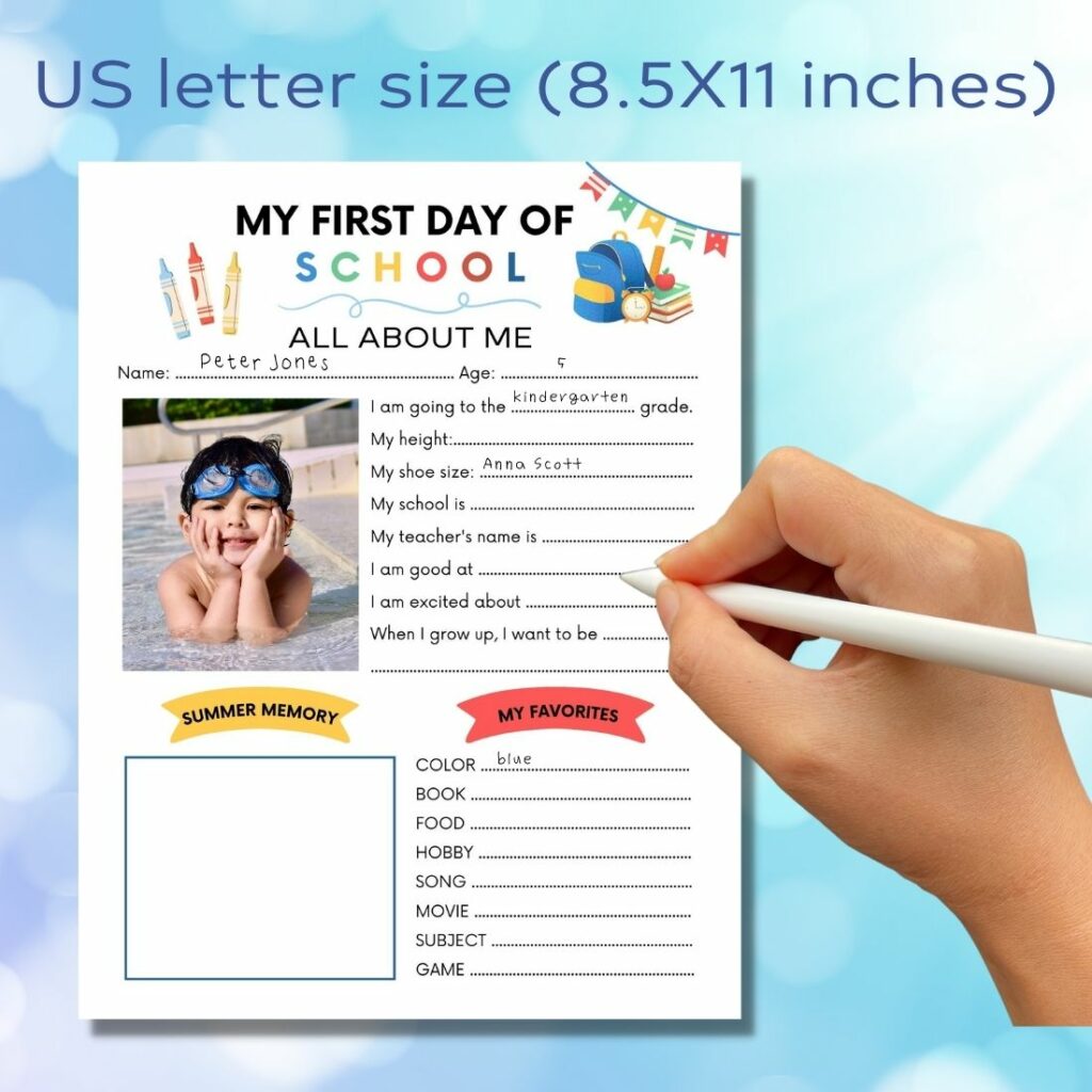 First and Last Day of School Printable - MasterBundles