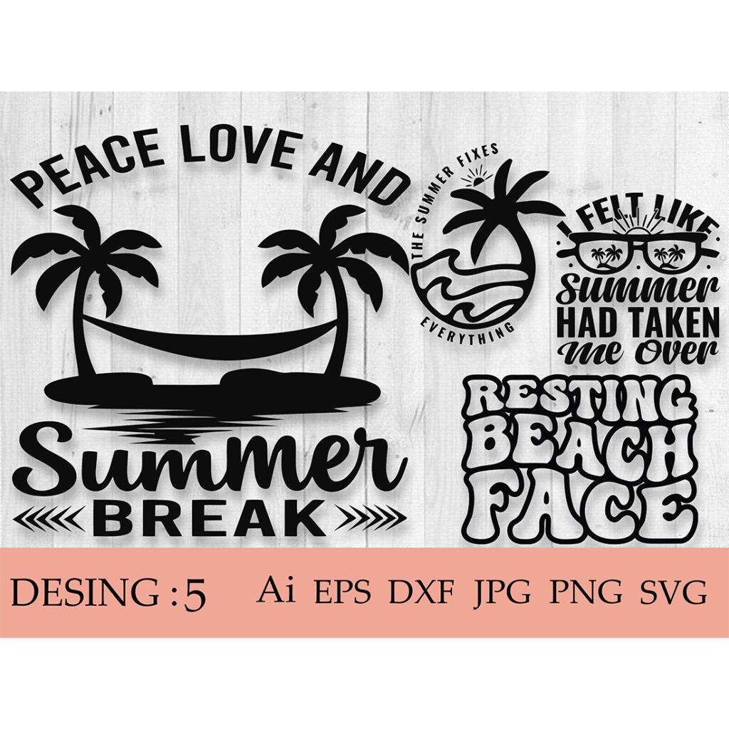 Life Is Better At The Beach Svg File, Vector Printable Clipart, Summer ...