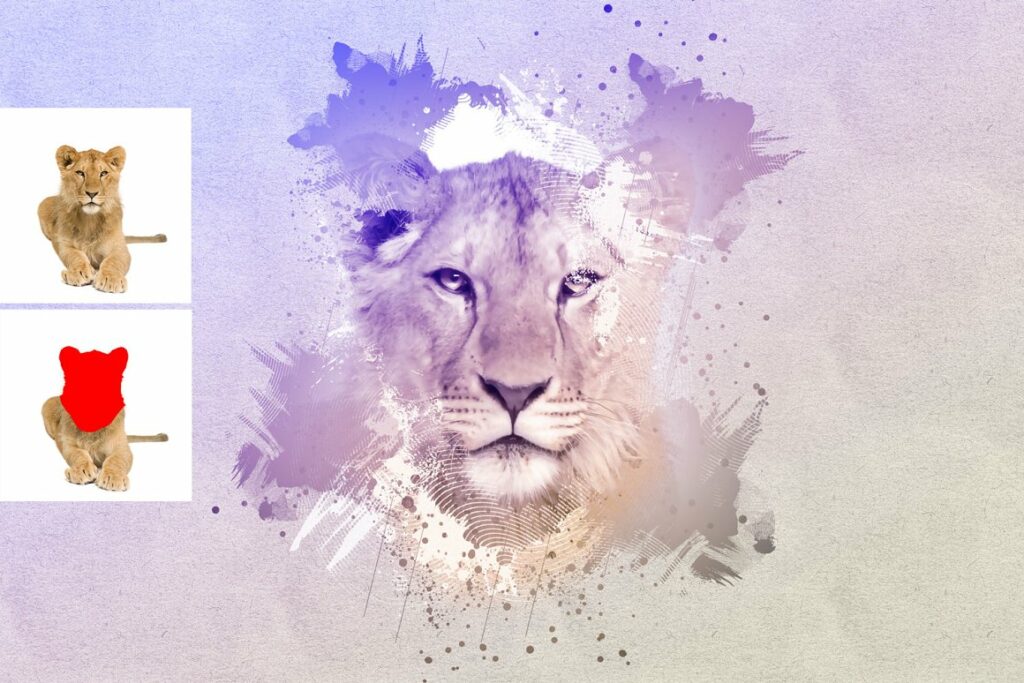 Abstract Impression Photoshop Action - MasterBundles