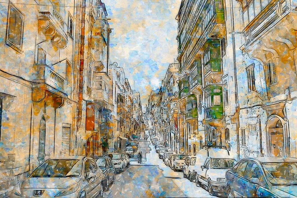 Abstract Polygon Photoshop Action - MasterBundles