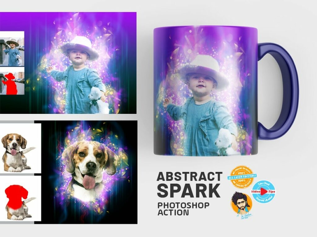 Spark Photoshop Action - MasterBundles