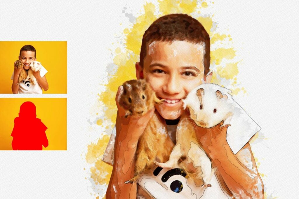 Animal Paint Pro Photoshop Action - MasterBundles