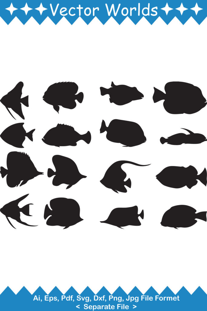 Tropical fish SVG Vector Design - MasterBundles
