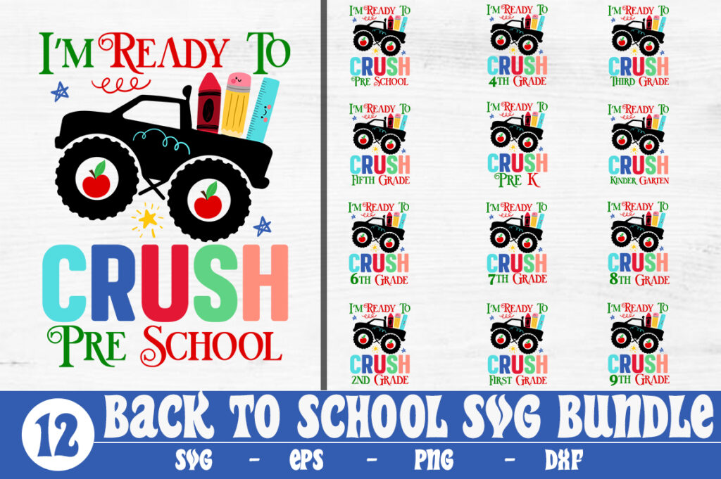 60 Back To School svg Mega Bundle, Teacher svg Bundle, 1st Day of ...