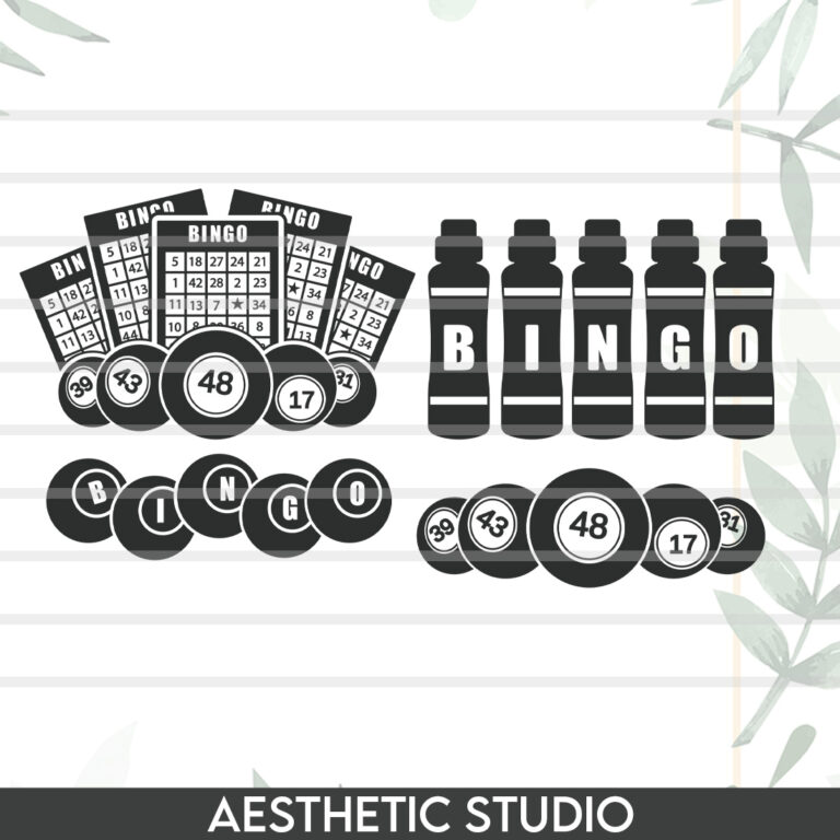 Bingo SVG, Bingo Cards Svg, Bingo, Bingo Daubers Svg, Bingo Balls Svg ...