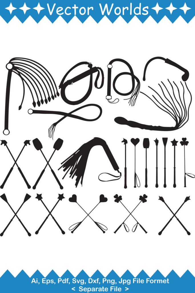 Riding Crops SVG Vector Design - MasterBundles