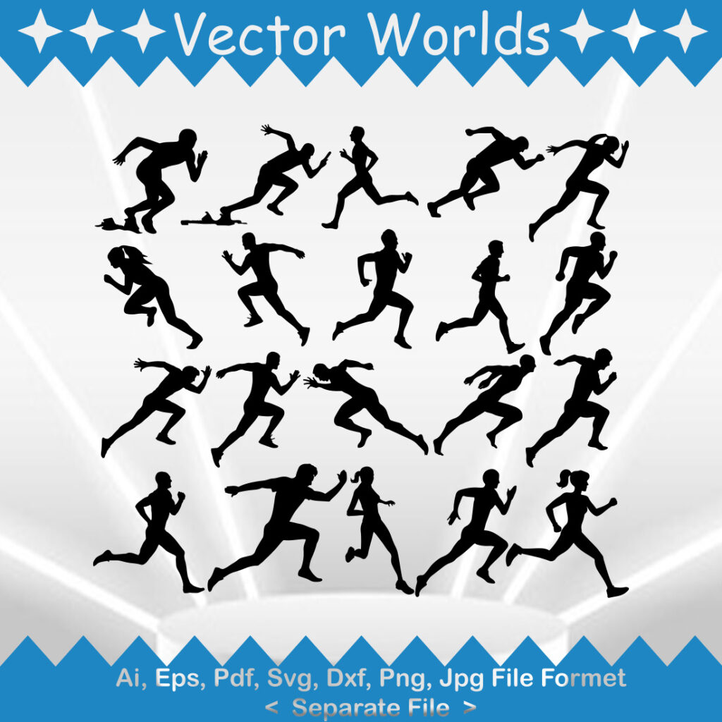 Running SVG Vector Design - MasterBundles