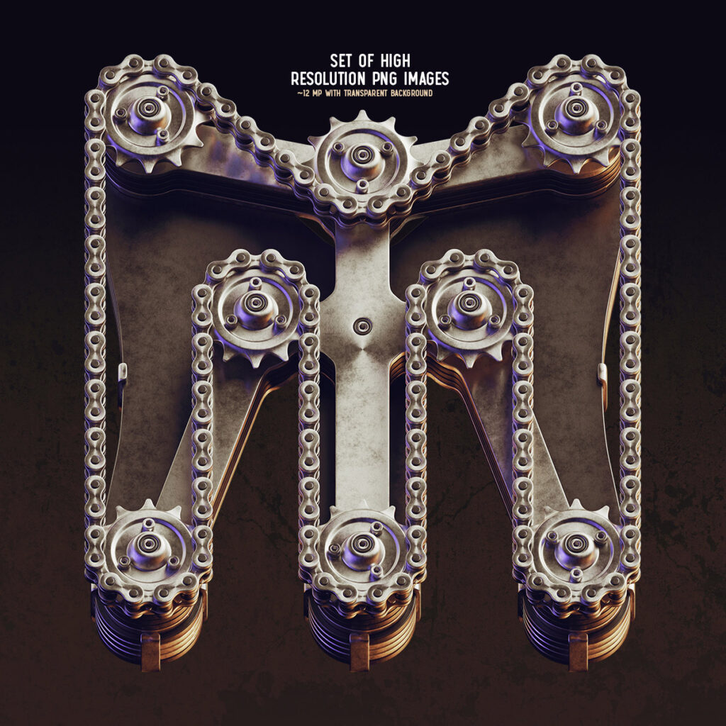 Bike Mech - Color Bitmap Font - MasterBundles