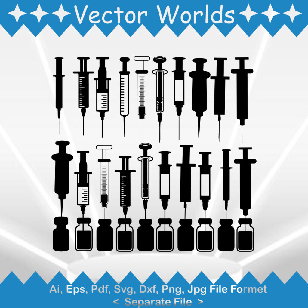 Syringe SVG Vector Design - MasterBundles