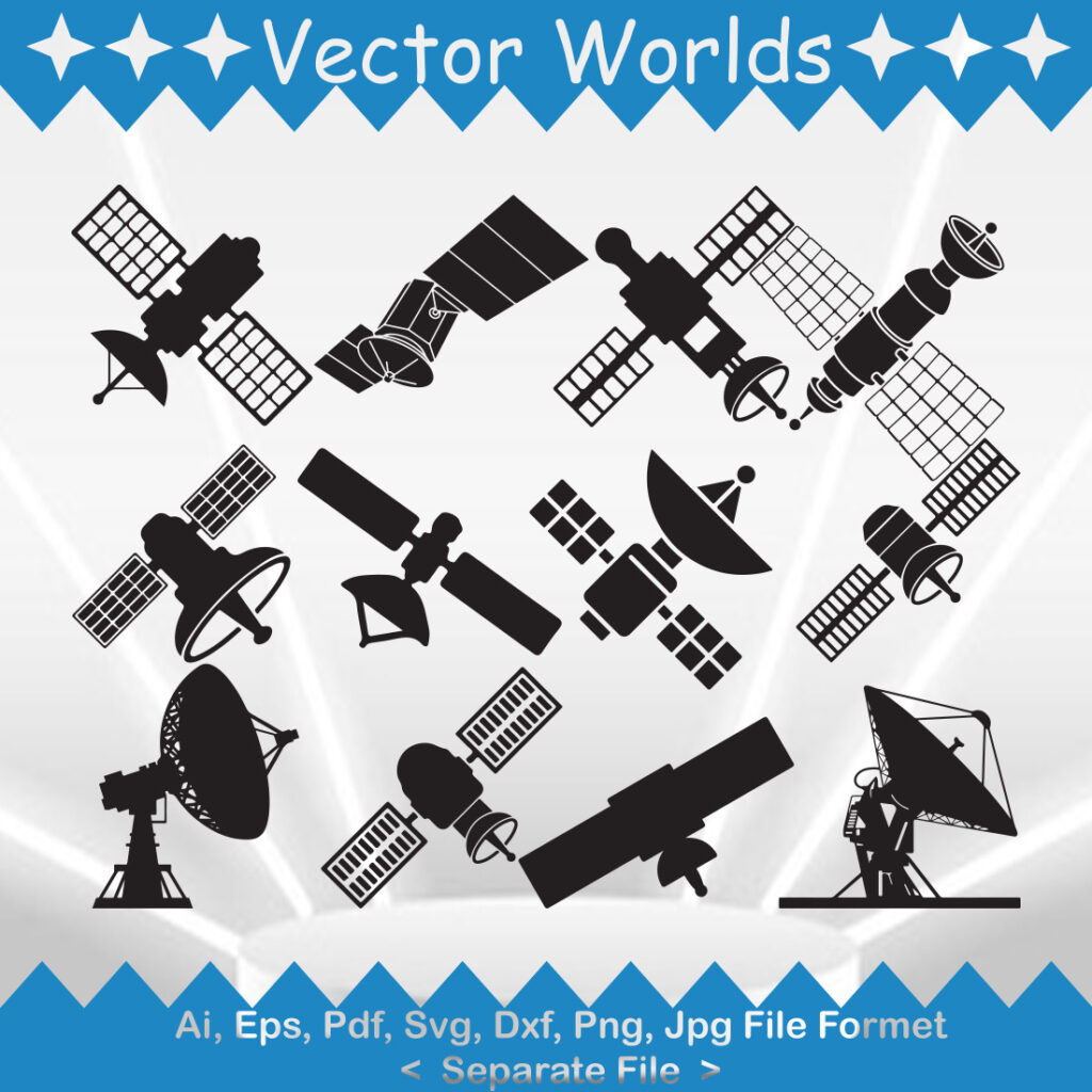 Satellite SVG Vector Design - MasterBundles