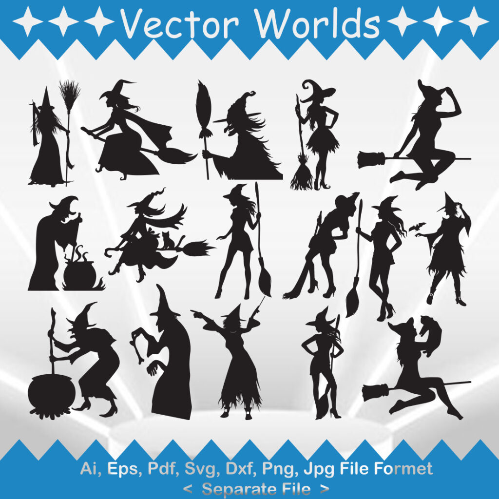 Witch SVG Vector Design - MasterBundles