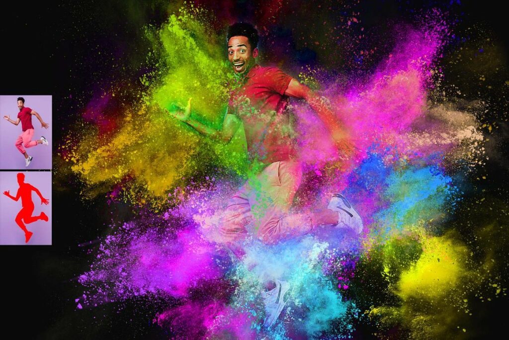 Color Dust Photoshop Actions - MasterBundles