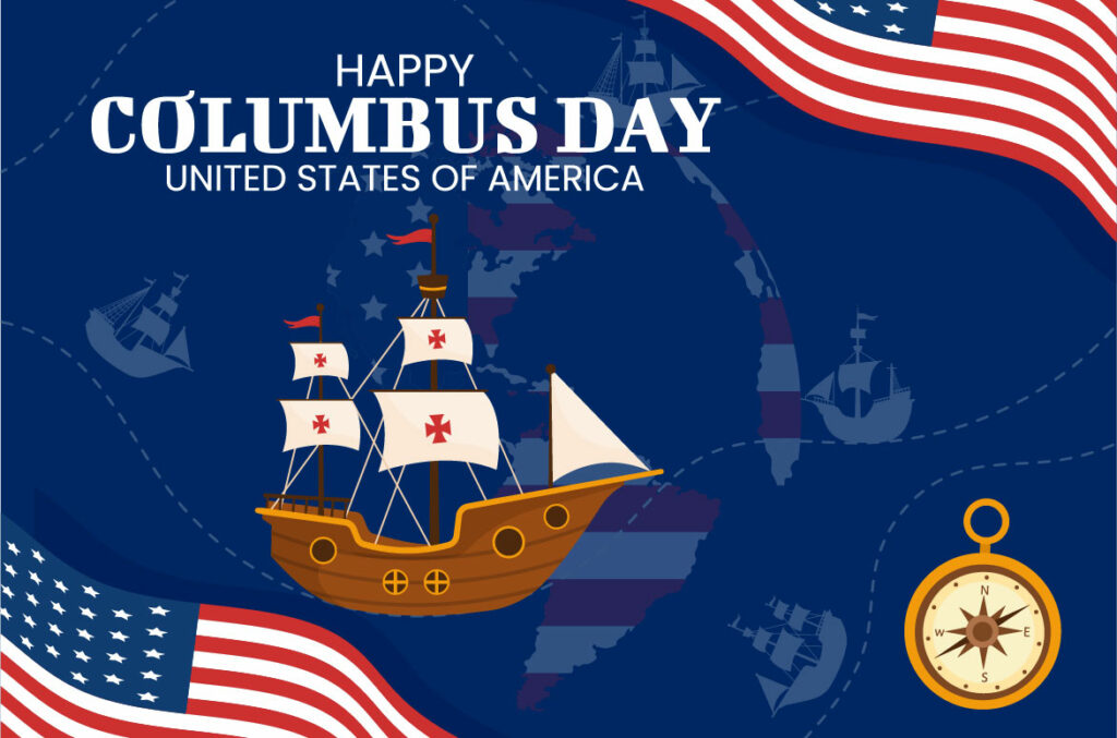 15 Happy Columbus Day Illustration - MasterBundles