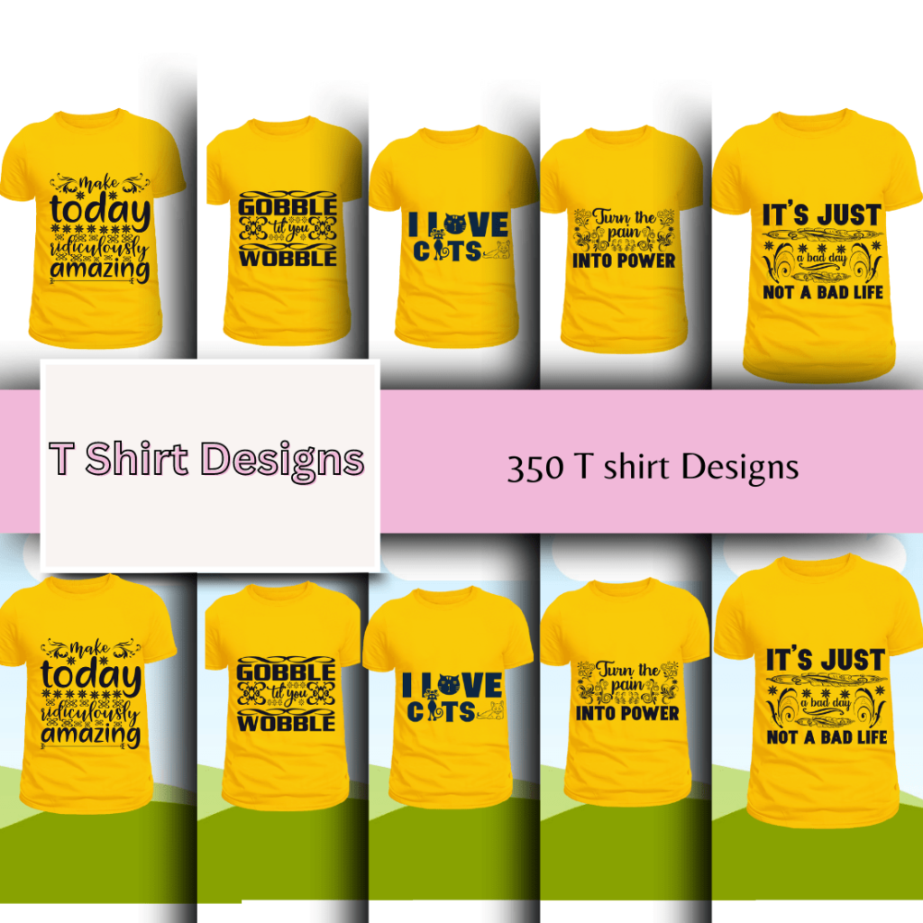 350 T Shirt Designs - MasterBundles