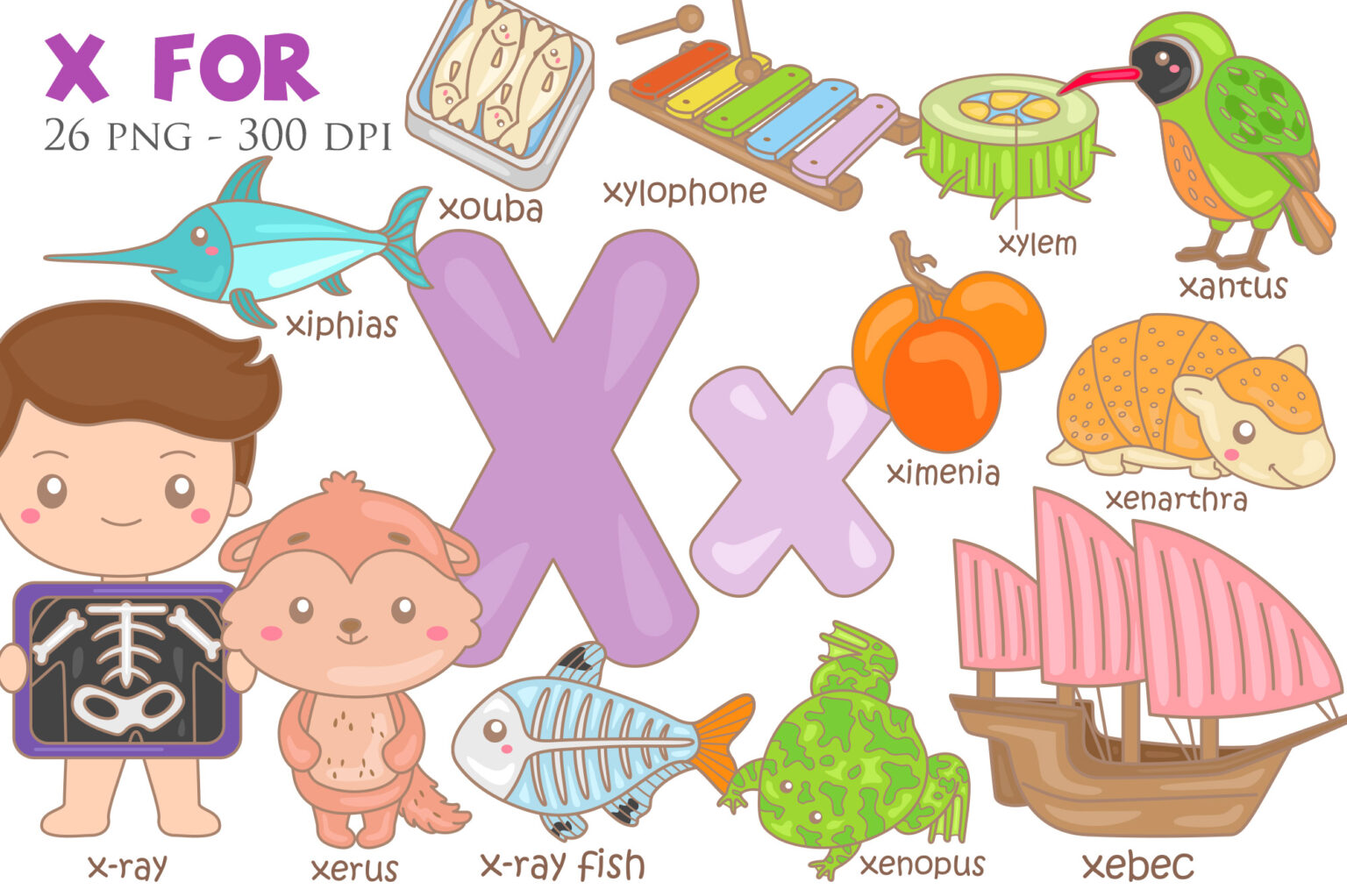 Alphabet X For Vocabulary School Letter Reading Writing Font Study ...