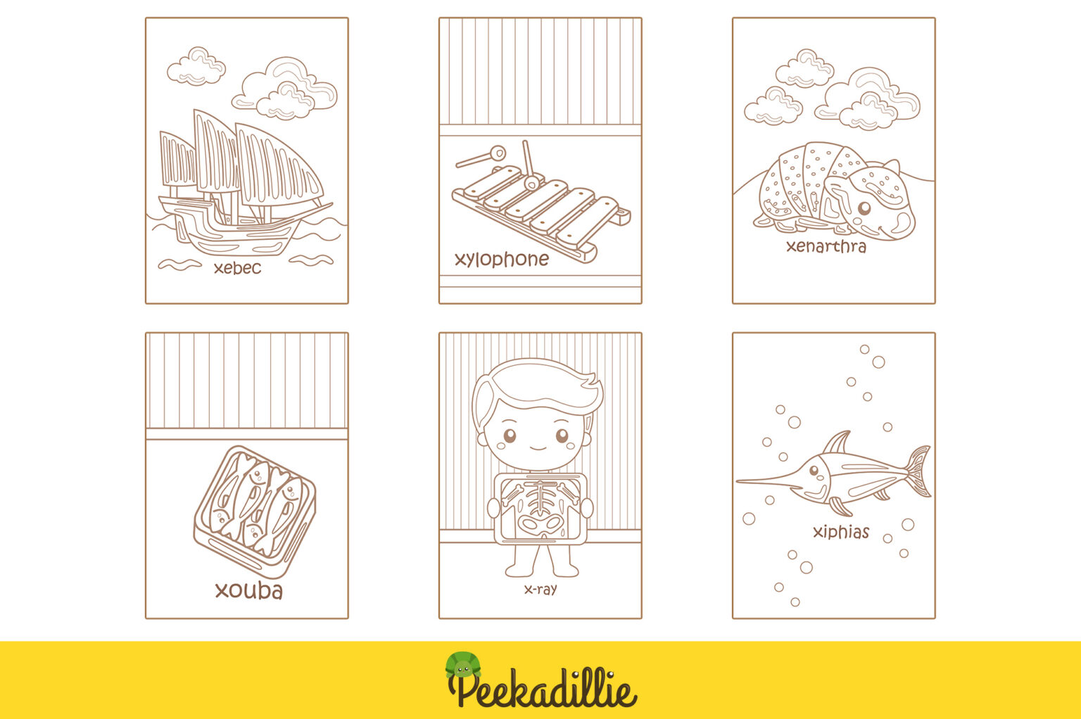 Alphabet X For Vocabulary School Letter Reading Writing Font Study ...