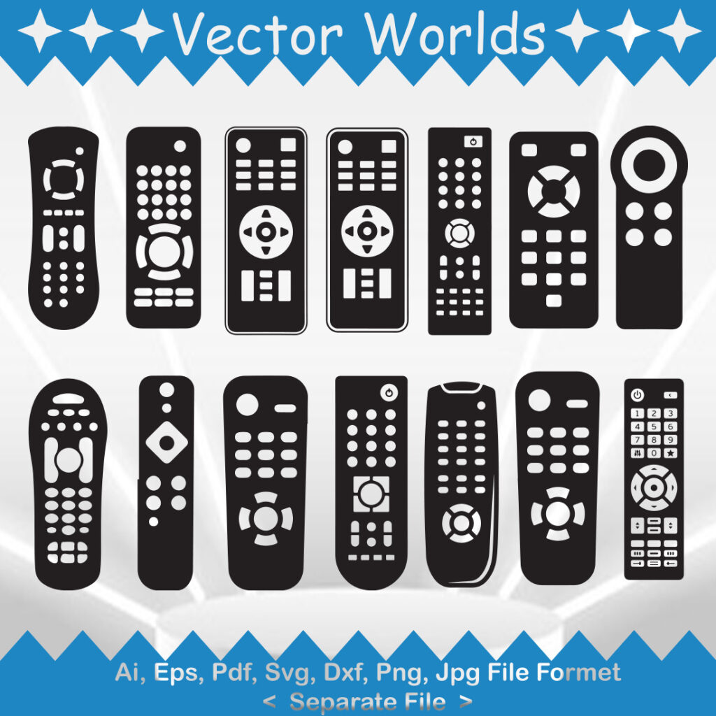 Remote Control SVG Vector Design - MasterBundles