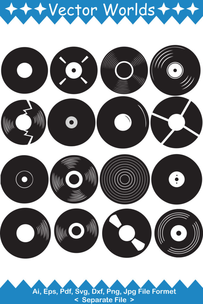 Vinyl Record SVG Vector Design - MasterBundles