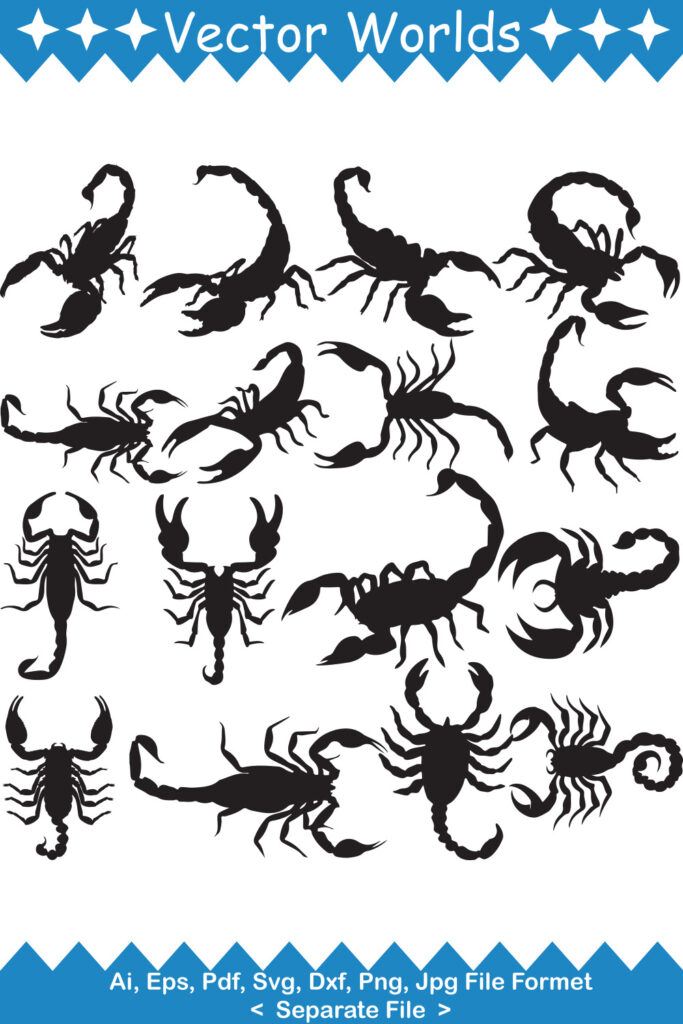 Scorpion SVG Vector Design - MasterBundles