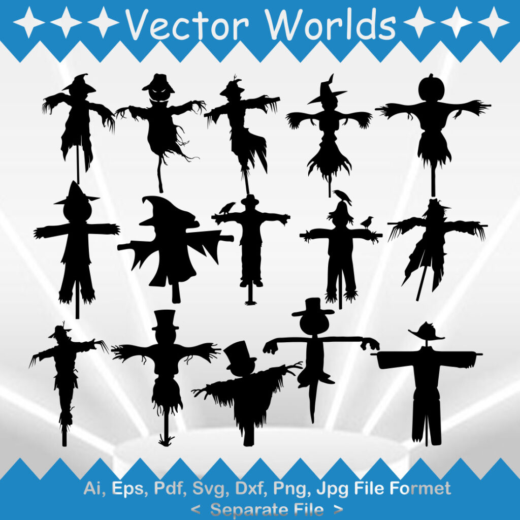 Scarecrow SVG Vector Design - MasterBundles