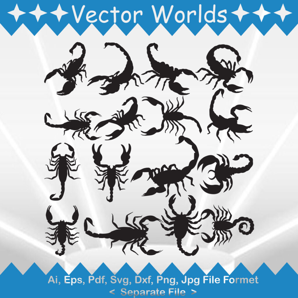 Scorpion SVG Vector Design - MasterBundles