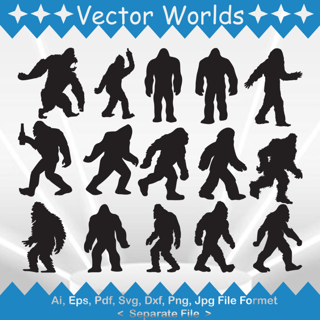 Sasquatch SVG Vector Design - MasterBundles