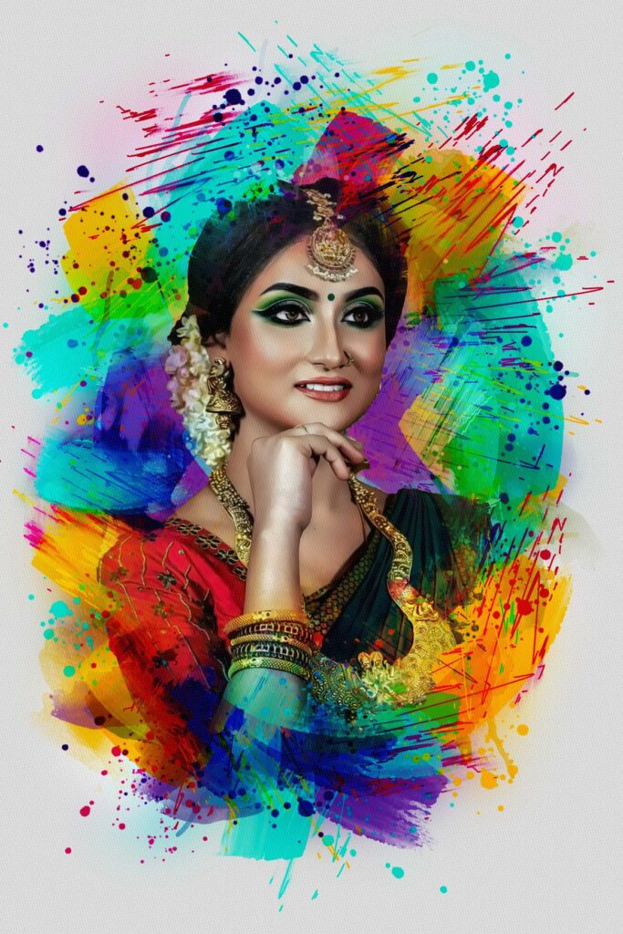 Digital Portrait Panting Effect - MasterBundles