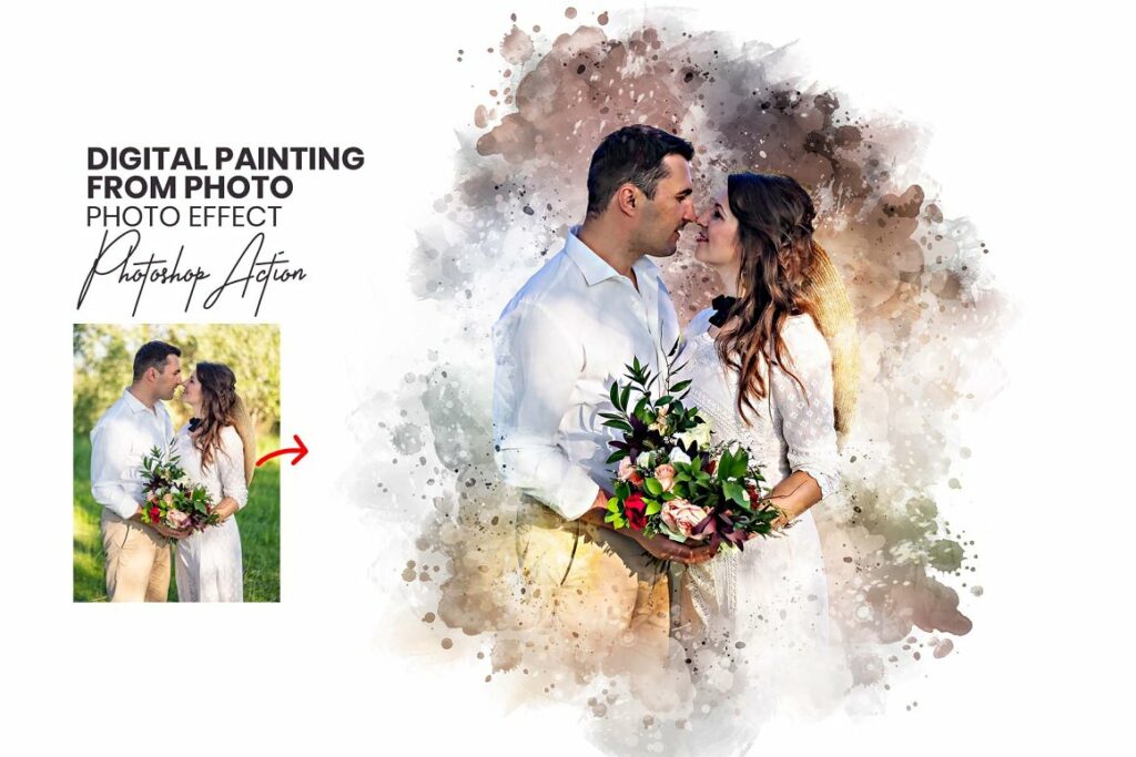 Easy Digital Painting from photo - MasterBundles
