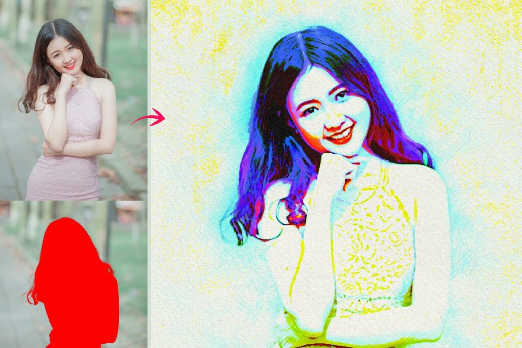 Digital Portrait Painting Effect - MasterBundles