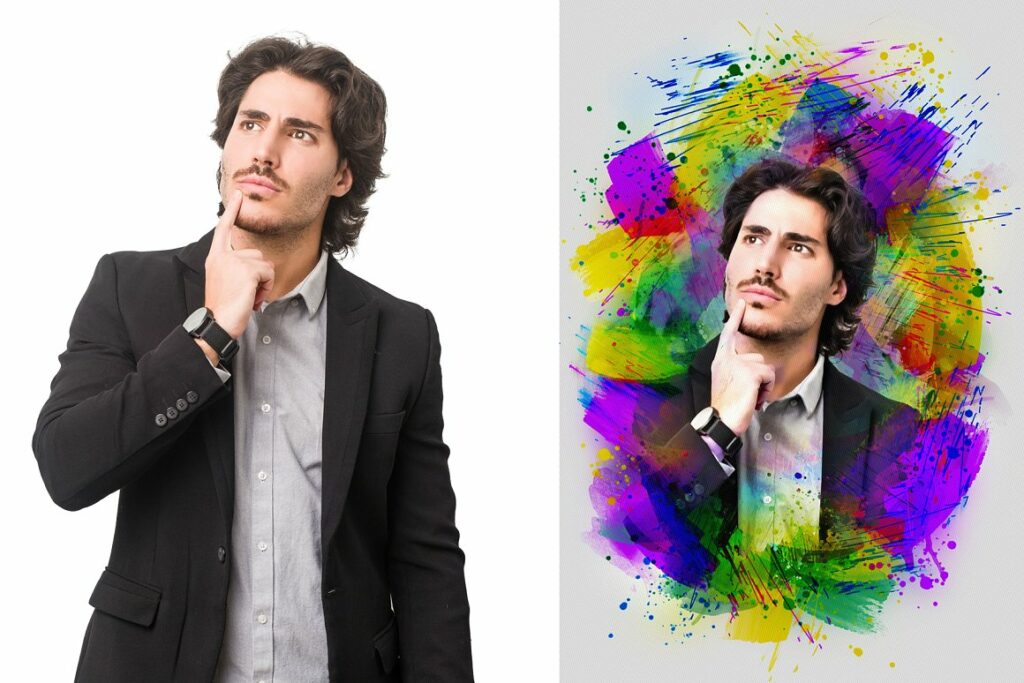 Digital Portrait Panting Effect - MasterBundles