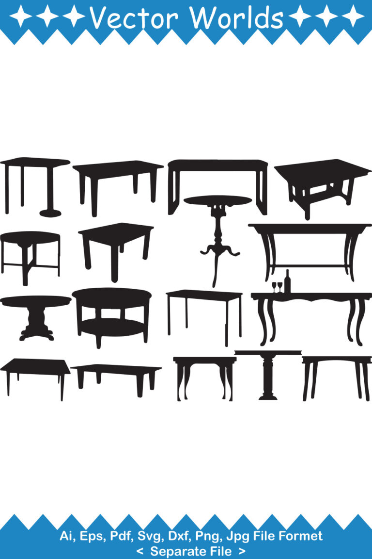 Tables SVG Vector Design - MasterBundles