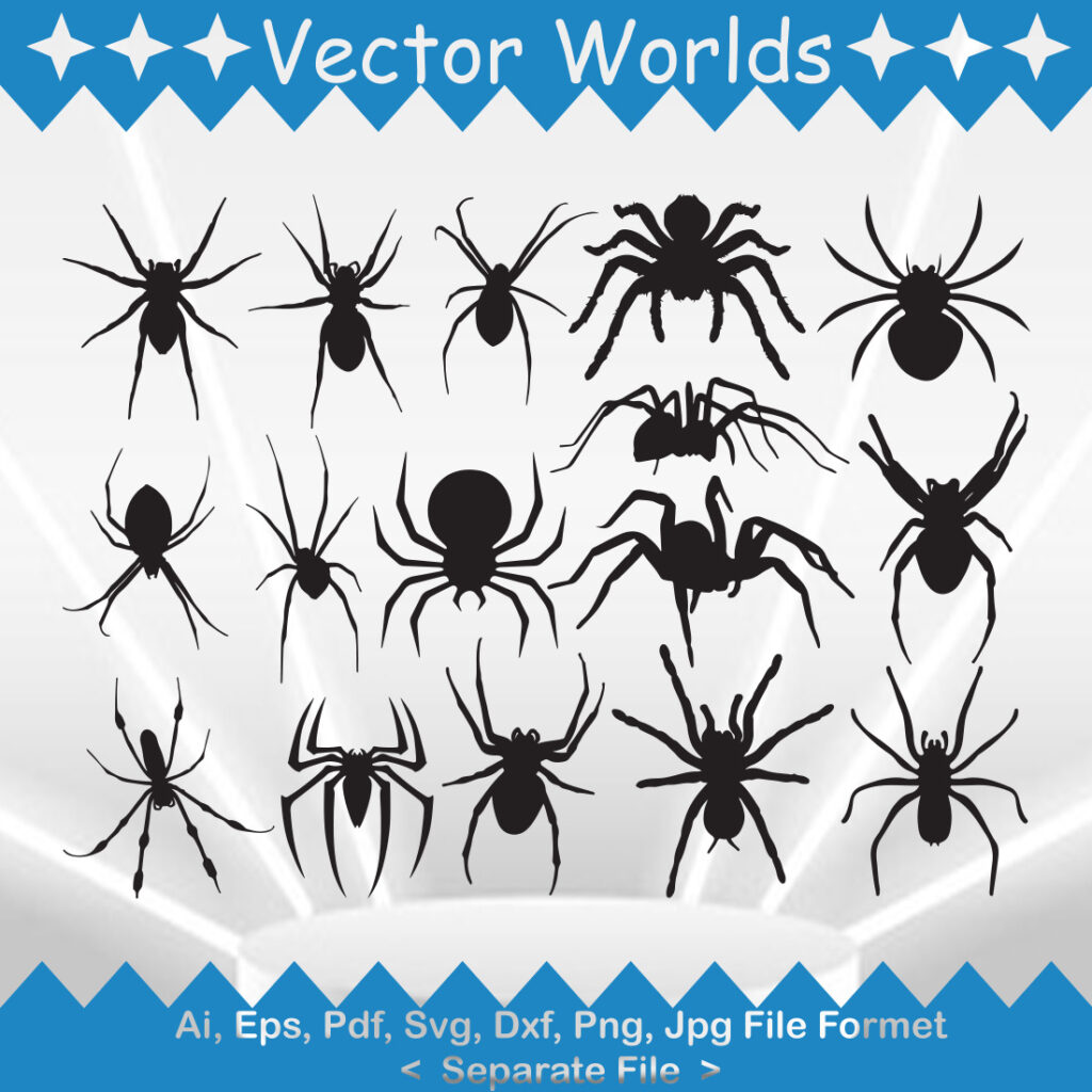 Spider SVG Vector Design - MasterBundles