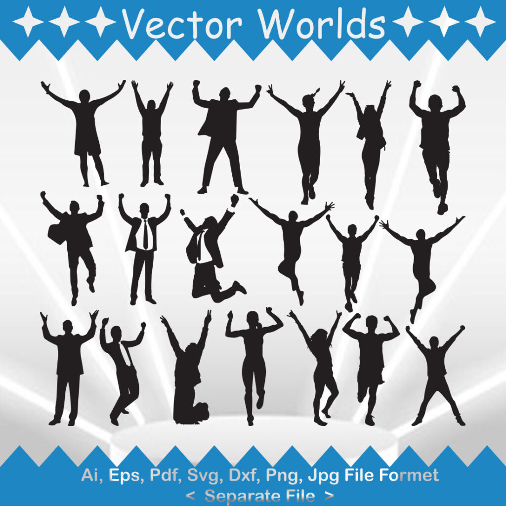 Winning Man SVG Vector Design - MasterBundles