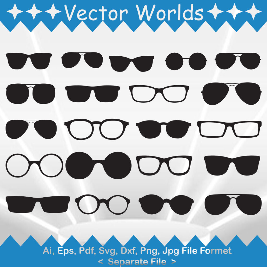 Sunglass SVG Vector Design - MasterBundles