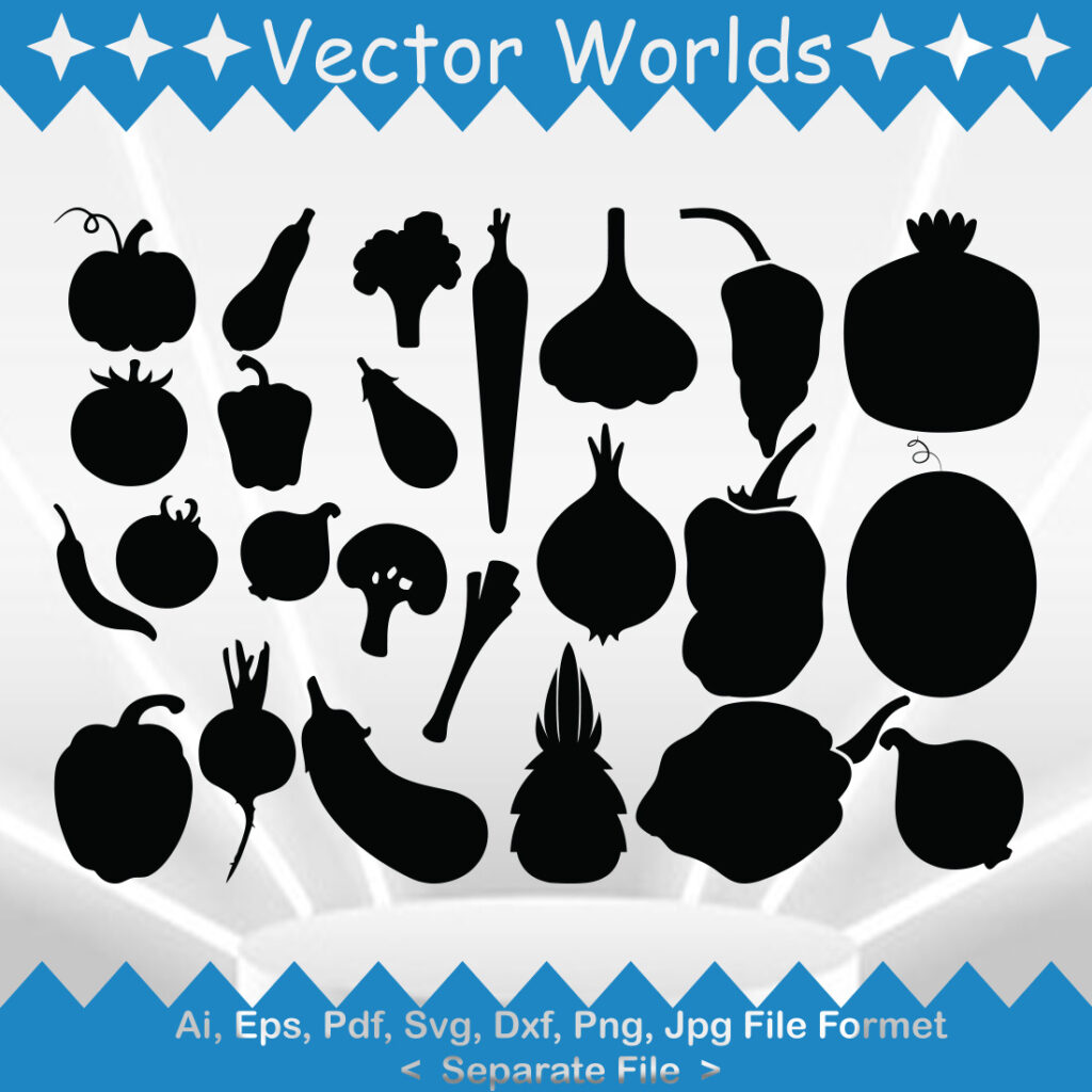 Vegetable SVG Vector Design - MasterBundles