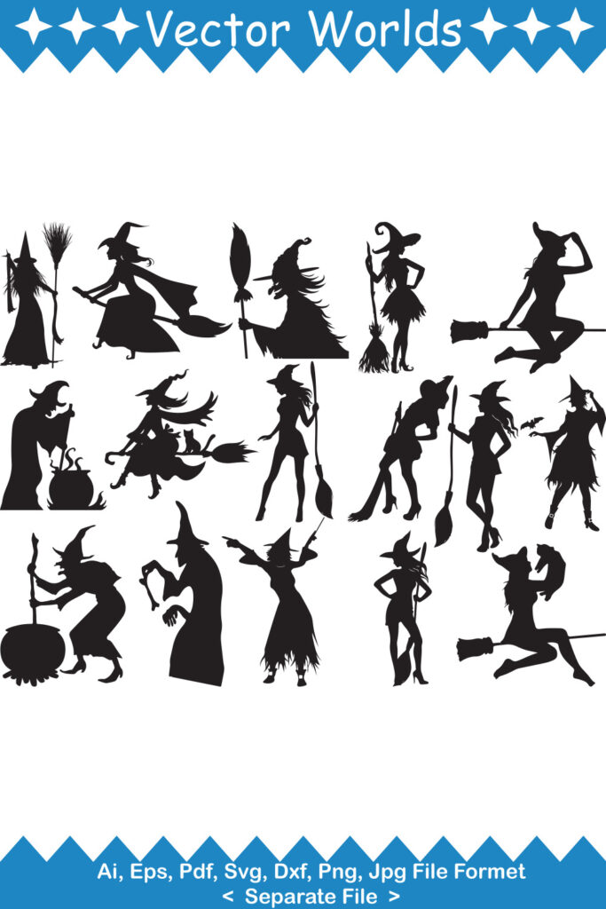 Witch SVG Vector Design - MasterBundles