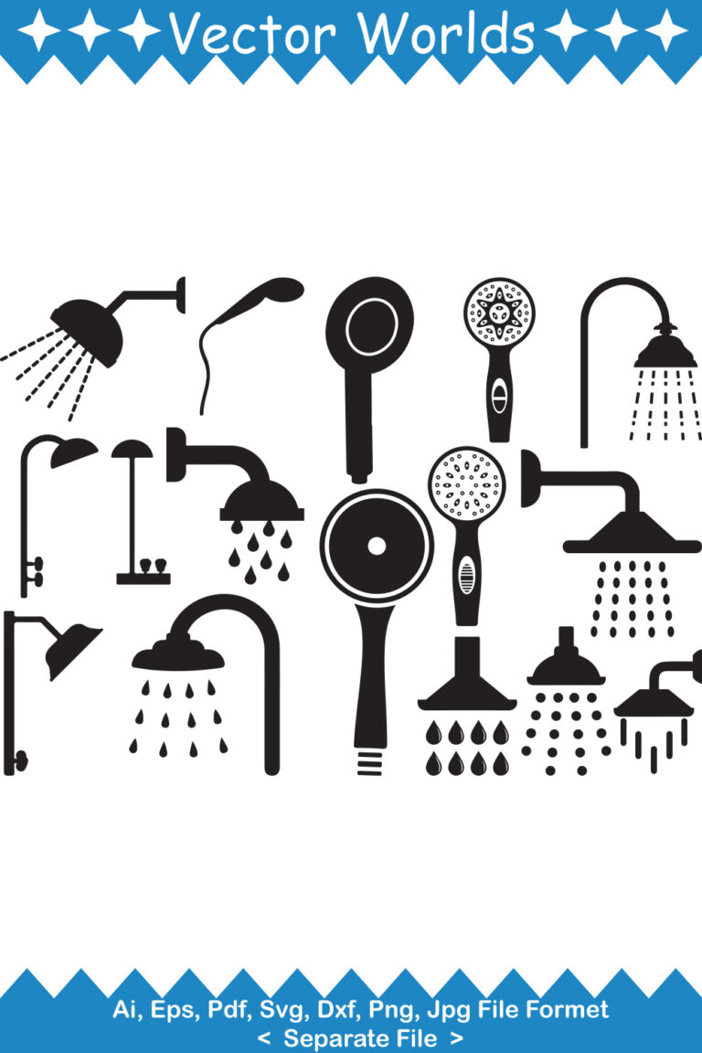 Shower Head SVG Vector Design - MasterBundles