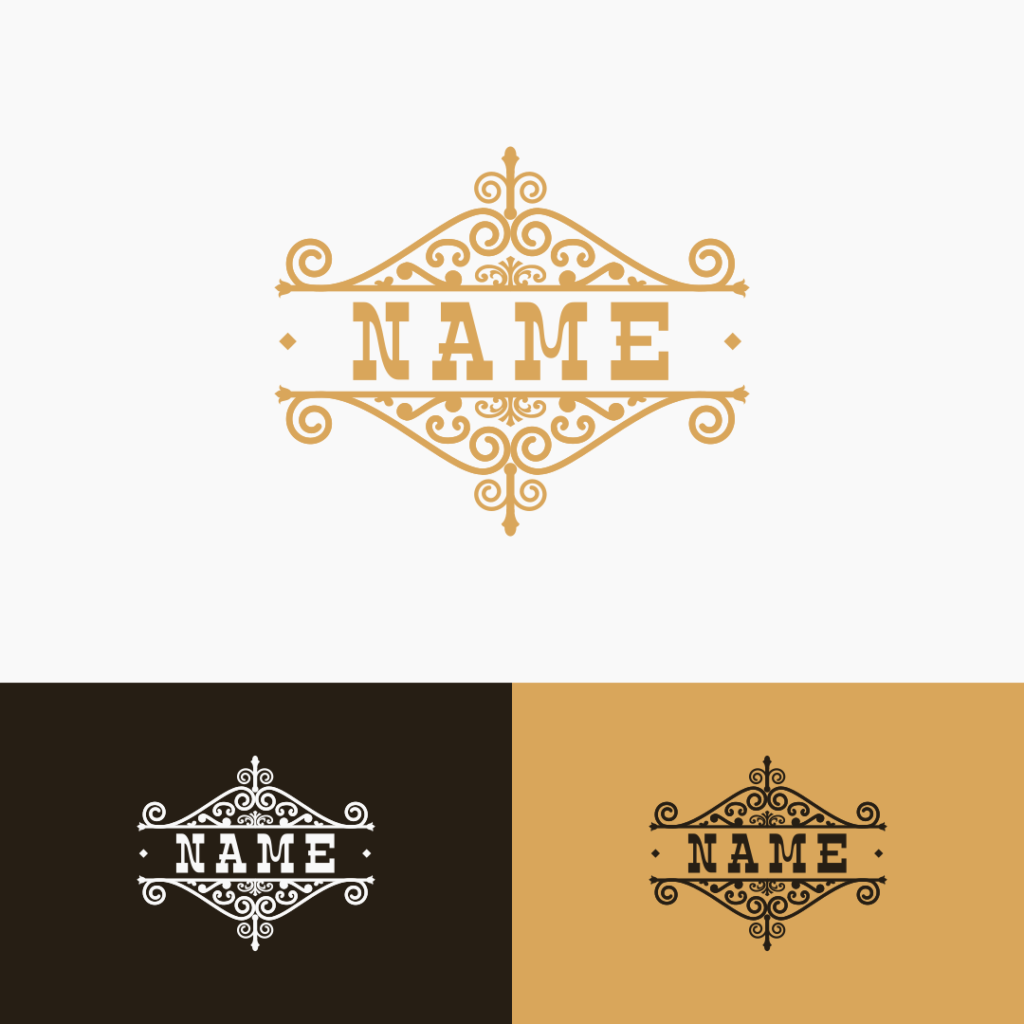 Elegent emblem logo - MasterBundles